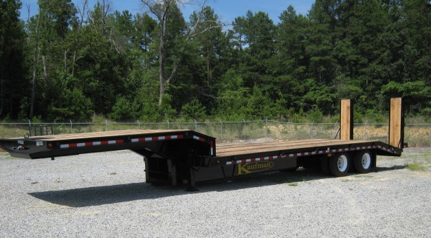 Trailer - 55K GVWR Drop Deck Flatbed Trailer – 39.5' - Kaufman Trailer ...